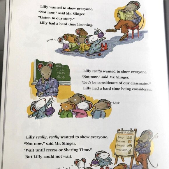 Other | Hardcover Childrens Book Lillys Purple Plastic Purse By Kevin ...